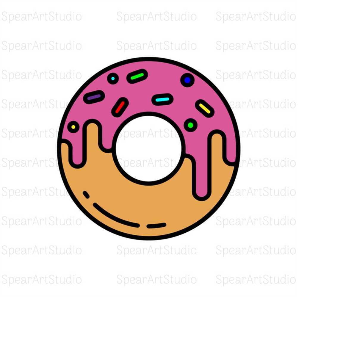 Donut SVG, Doughnut SVG, Cake svg, Candy, Donut Cut File, Sp | Inspire ...