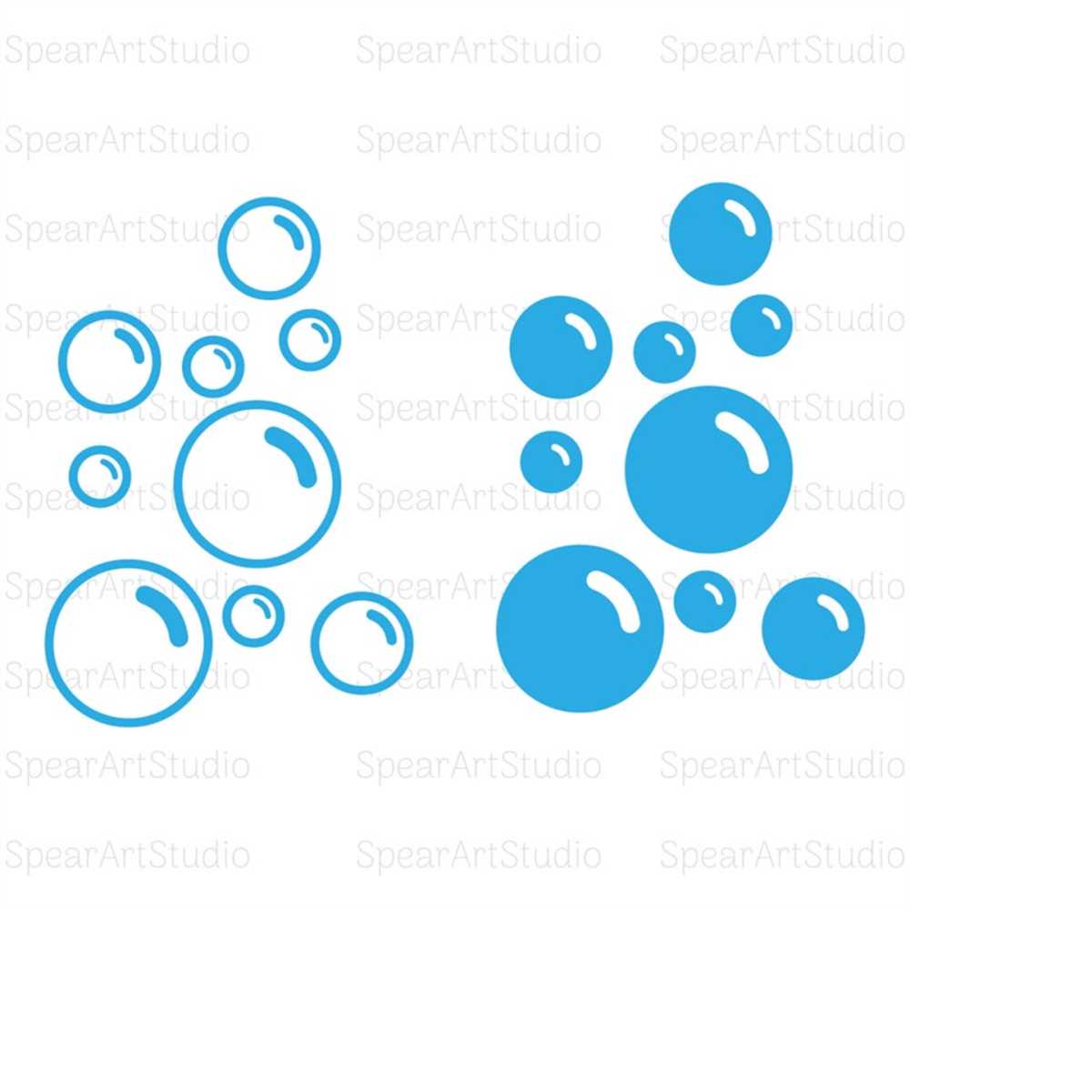 Bubble SVG | Bubble Bundle | Bubbles Cut Files | Bath SVG Ve - Inspire Uplift