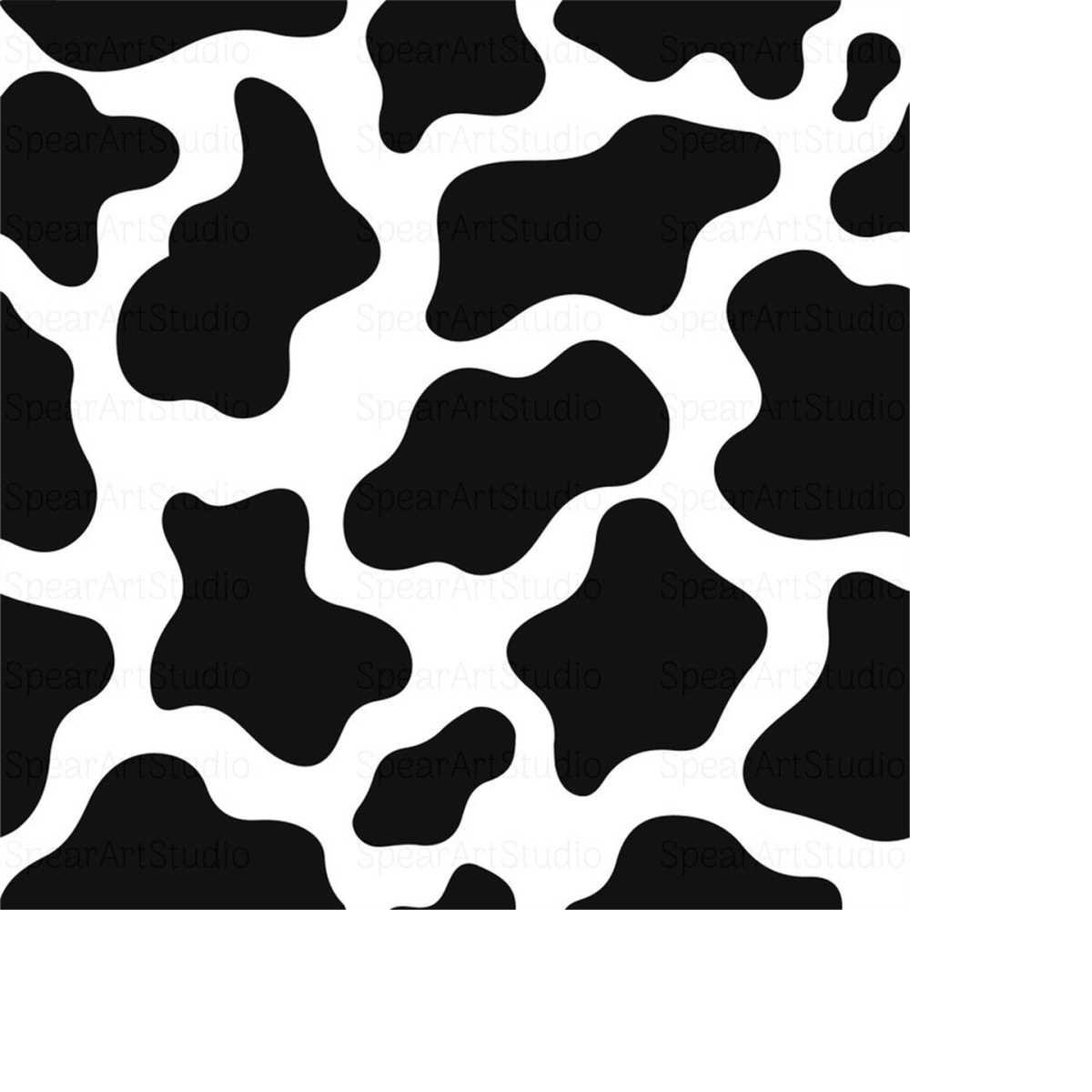 Cow print, Cow spots, Cow print pattern Instant Download SVG - Inspire ...