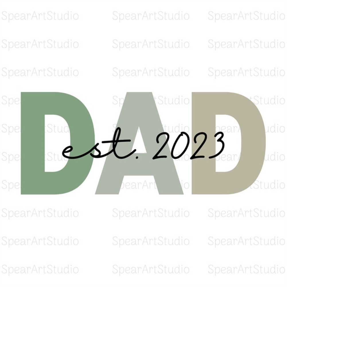 Dad Est 2023 SVG, Dad SVG, Father Svg, Father's Day SVG, Dad - Inspire ...