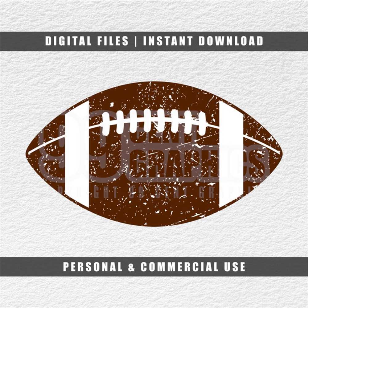 Distressed Football Svg, Cricut Svg, Silhouette Svg, Engravi - Inspire ...