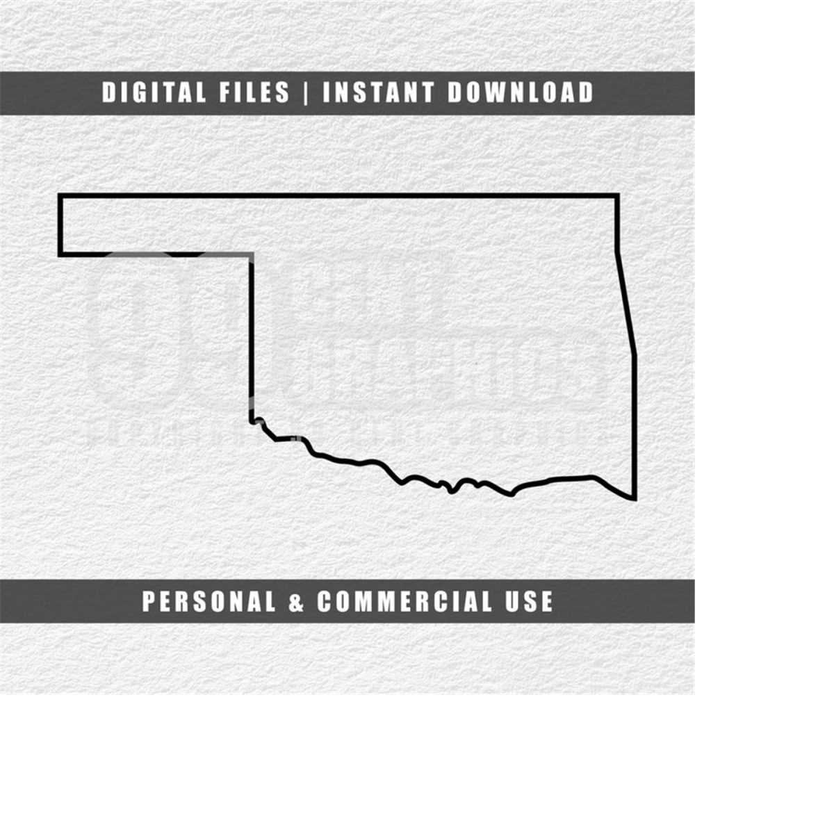 Oklahoma Svg, United States Svg, State Outline Svg, Cricut S - Inspire ...