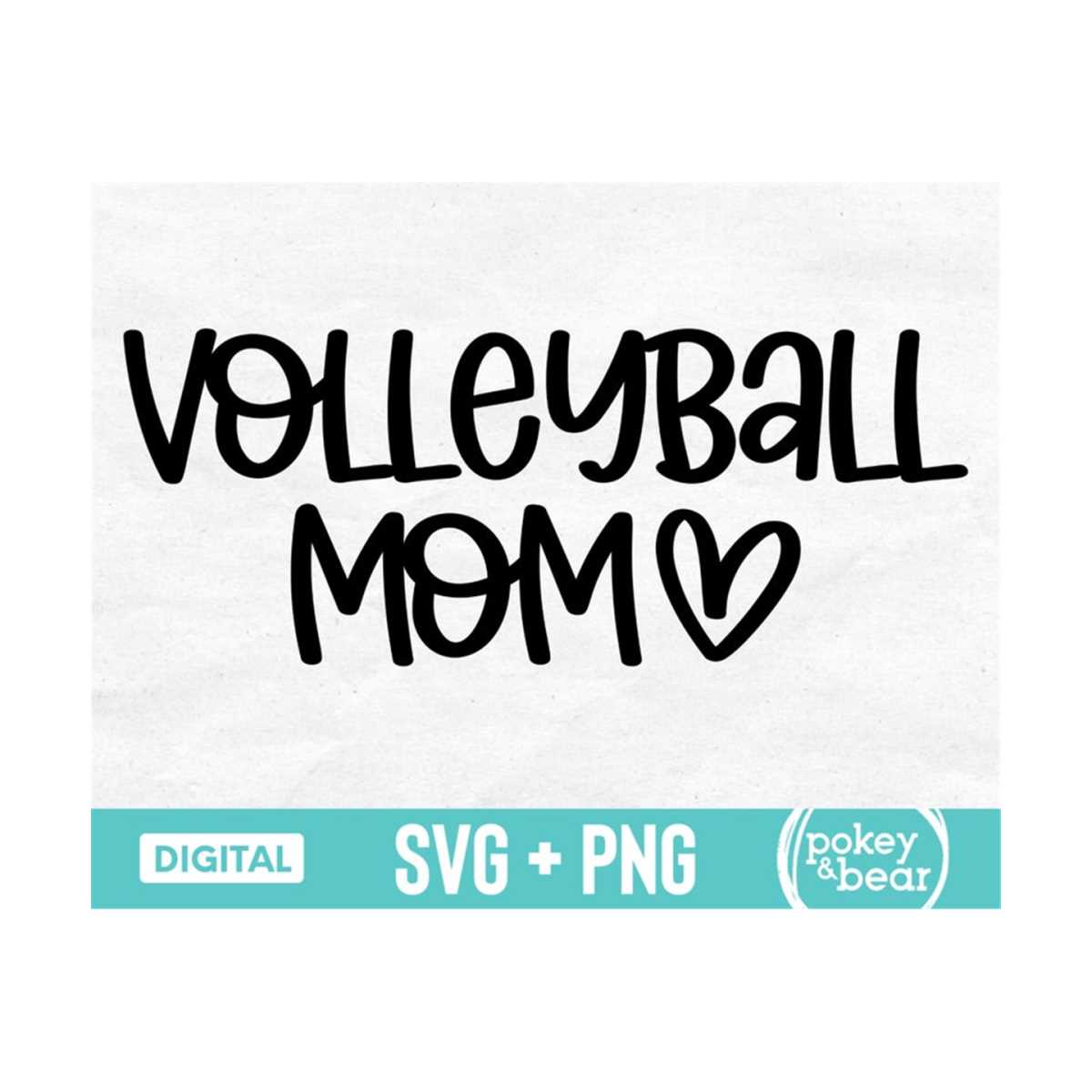 Volleyball Mom Svg, Volleyball Svg, Volleyball Heart Svg, Vo | Inspire ...