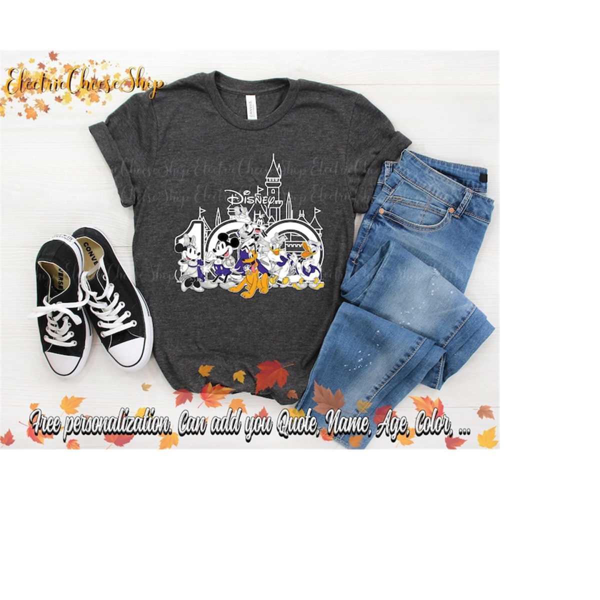 Mickey and Friends Disney 100 Years Of Wonder Shirt, Walt Di | Inspire ...