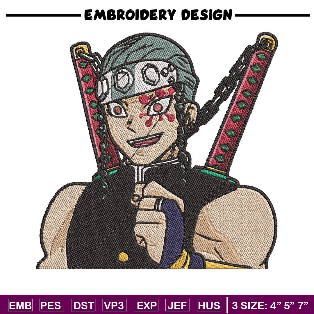 Tengen smile embroidery design, Tengen embroidery, Anime des - Inspire ...