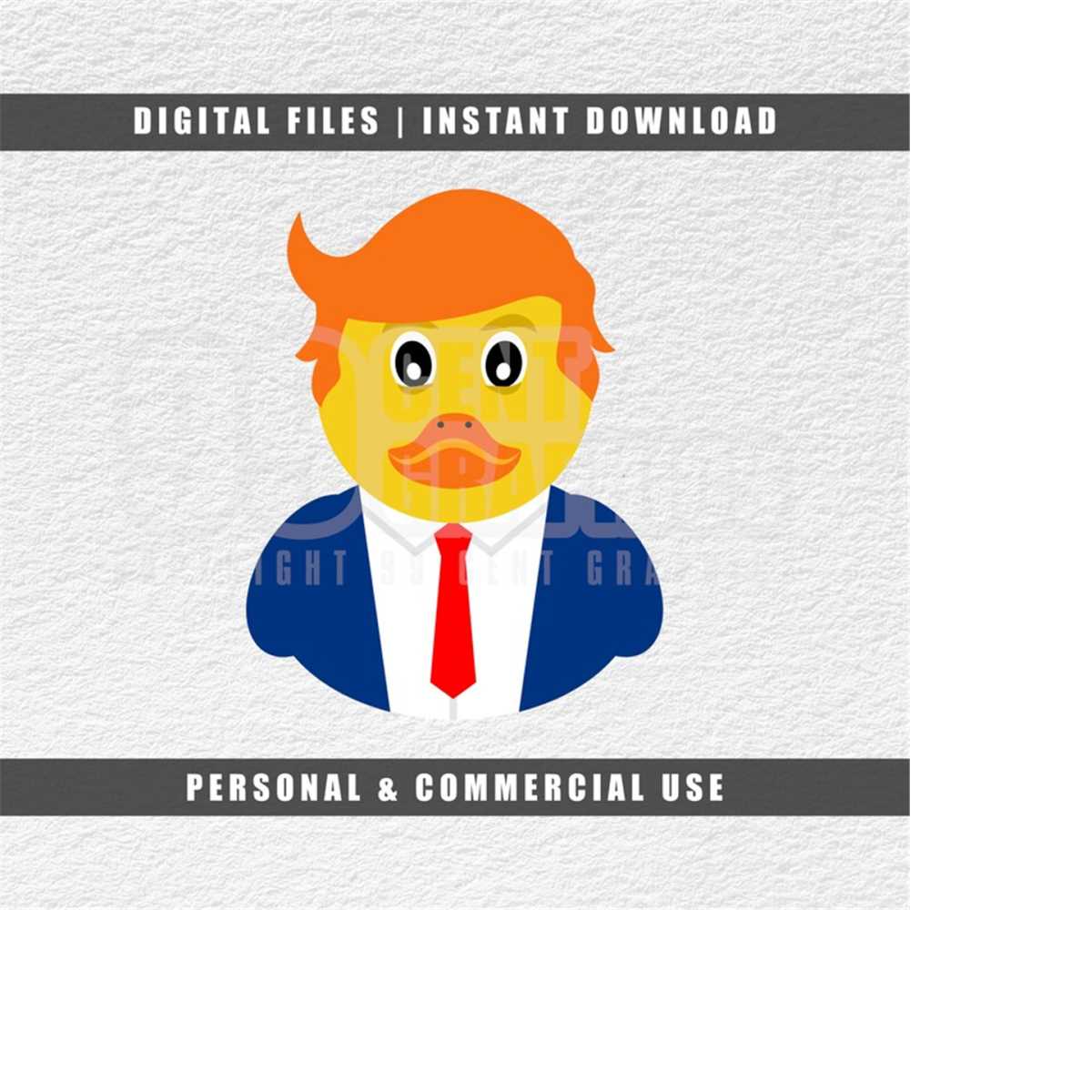 Donald Trump Svg, Rubber Duck Svg, Bath Duck Svg, Trump Duck - Inspire ...