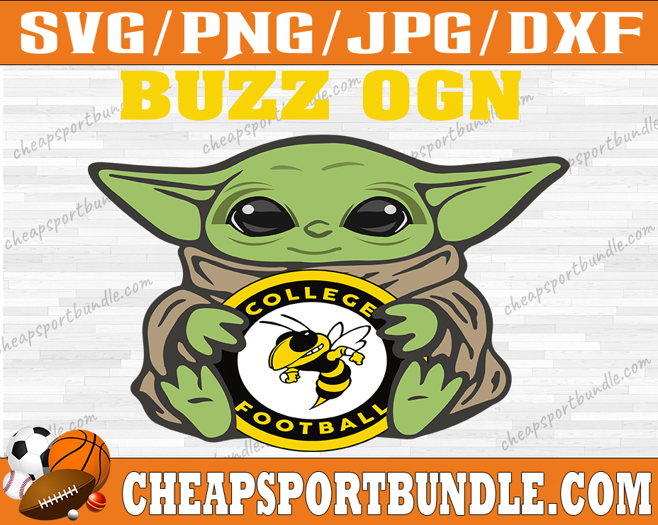 Georgia Tech Yellow Baby Yoda Svg,Georgia Tech Yellow Svg, N | Inspire ...