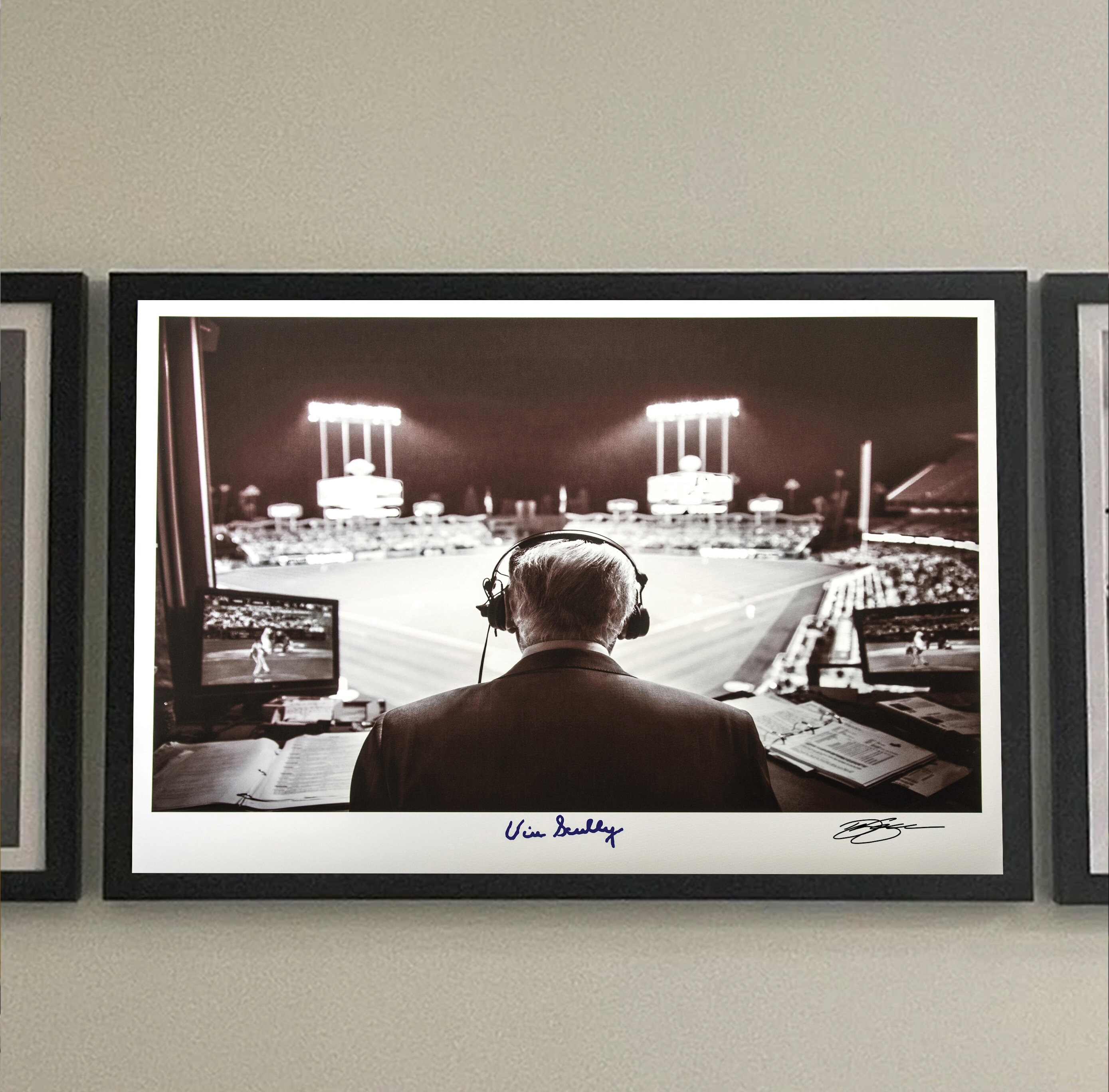 Vintage Vin Scully Poster | Inspire Uplift