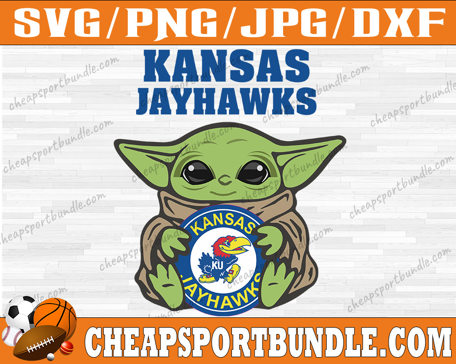 Kansas Jayhawks Baby Yoda svg, Kansas Jayhawks svg, N C A A | Inspire ...