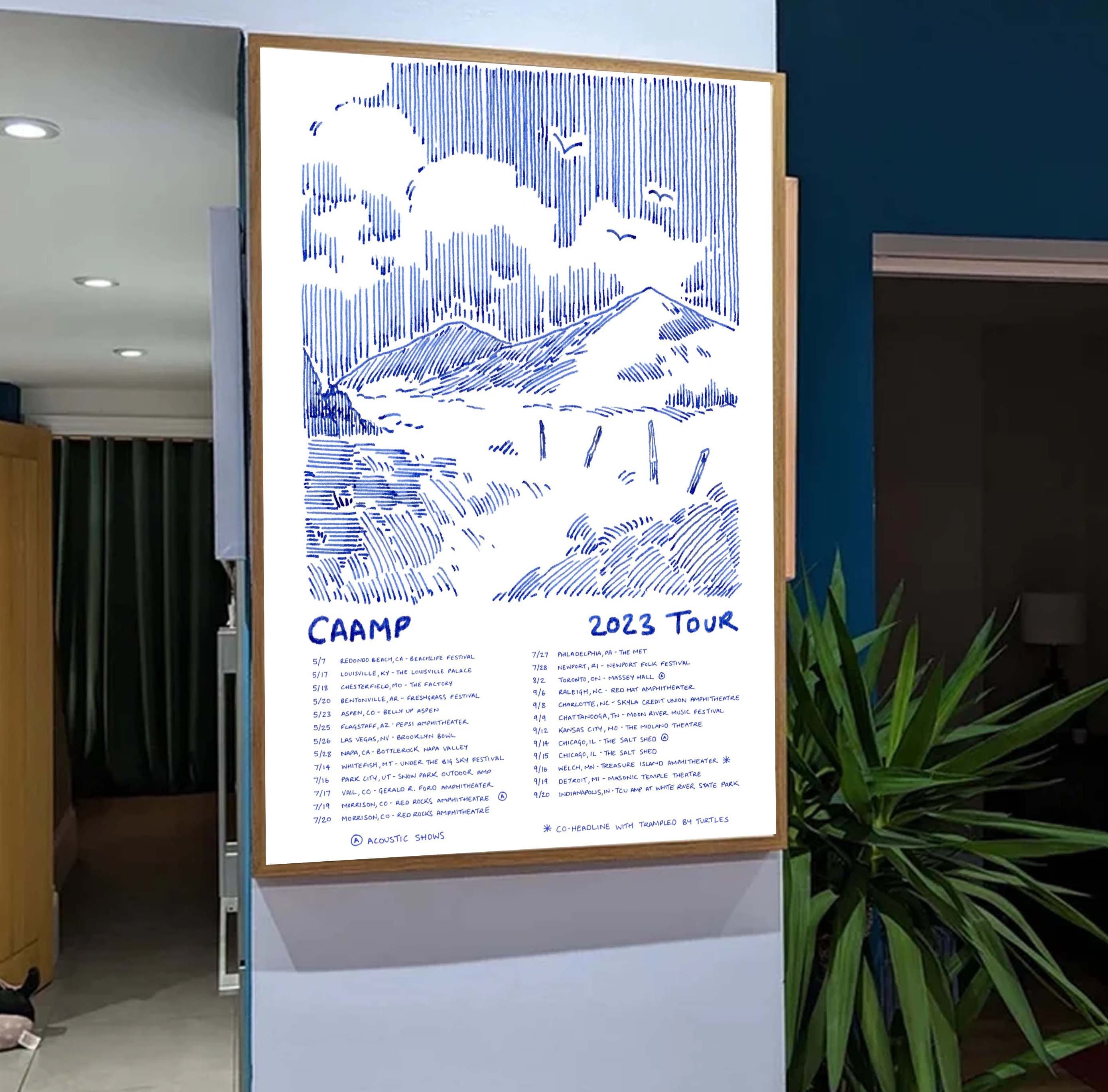 Caamp Tour 2023 Poster | Inspire Uplift