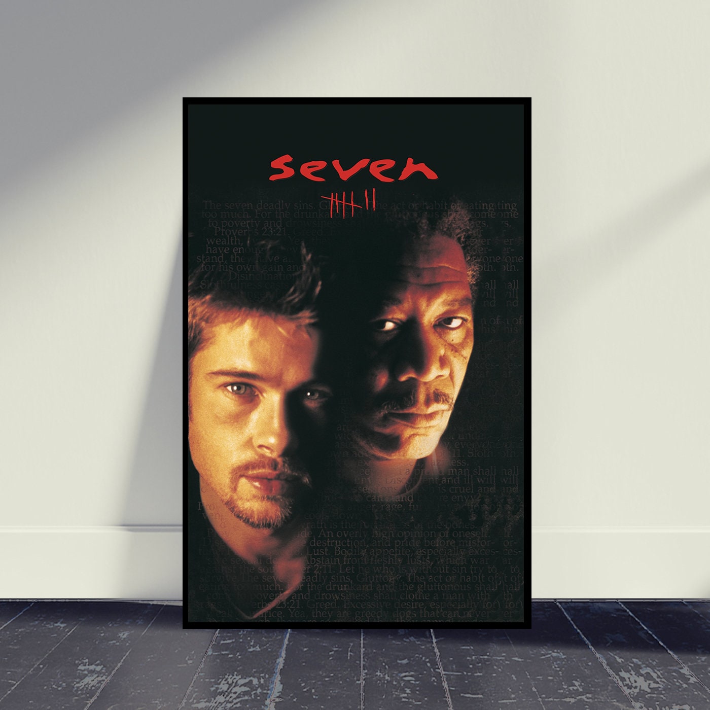 Se7en Movie Poster Print, Wall Art, Room Decor, Home Decor, | Inspire ...