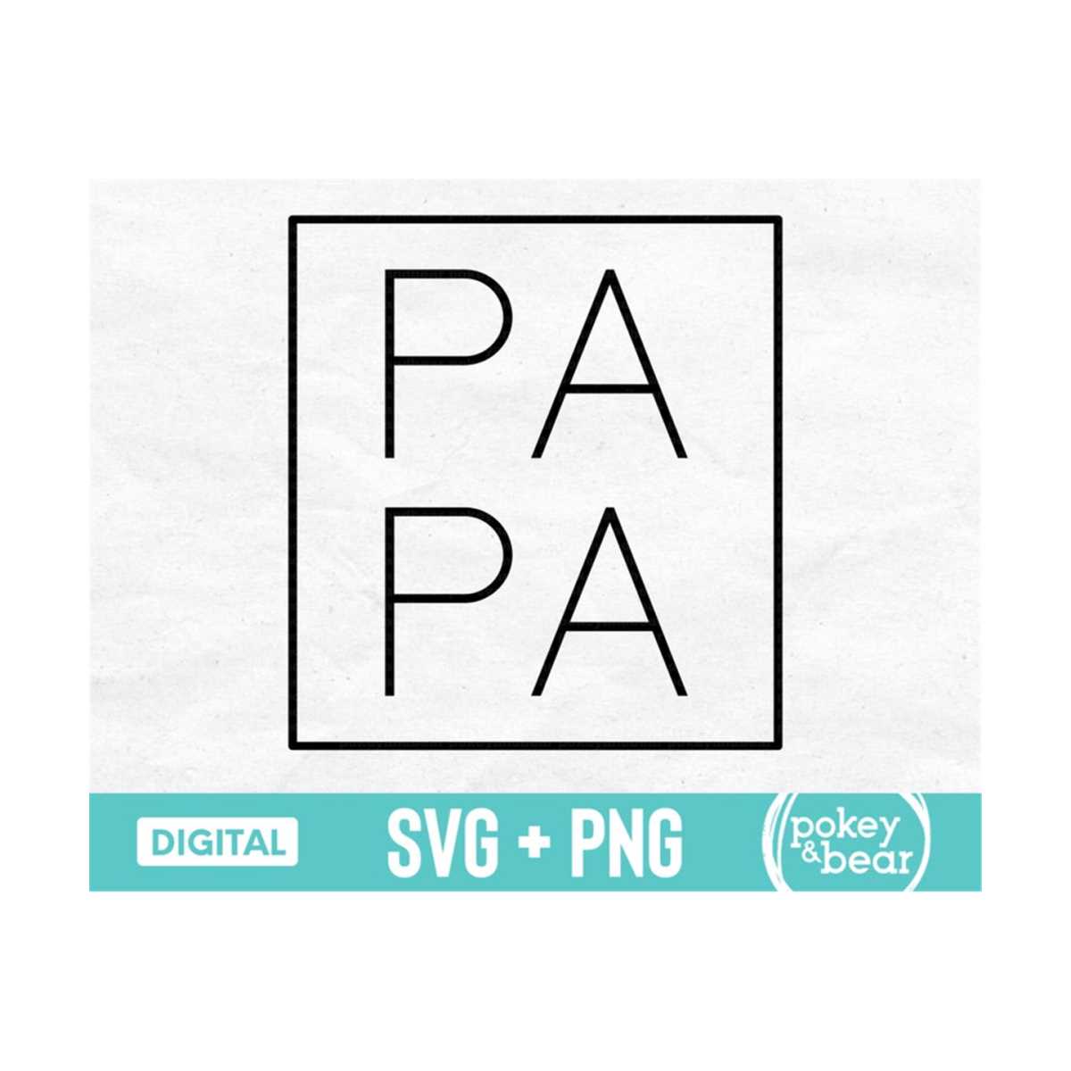 Papa Svg, Papa Png, Papa Shirt Svg, Dad Svg, Grandpa Svg Cut | Inspire ...