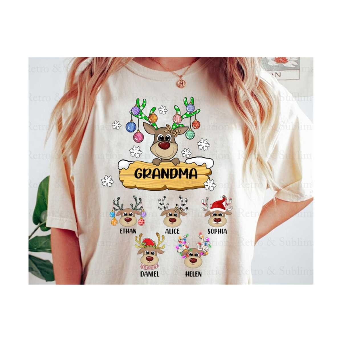 Personalized Christmas Grandma Png, Love Grandma Christmas P | Inspire ...