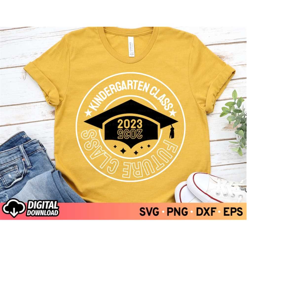 Kindergarten Class 2023 Senior Class 2035 SVG, Kindergarten | Inspire ...