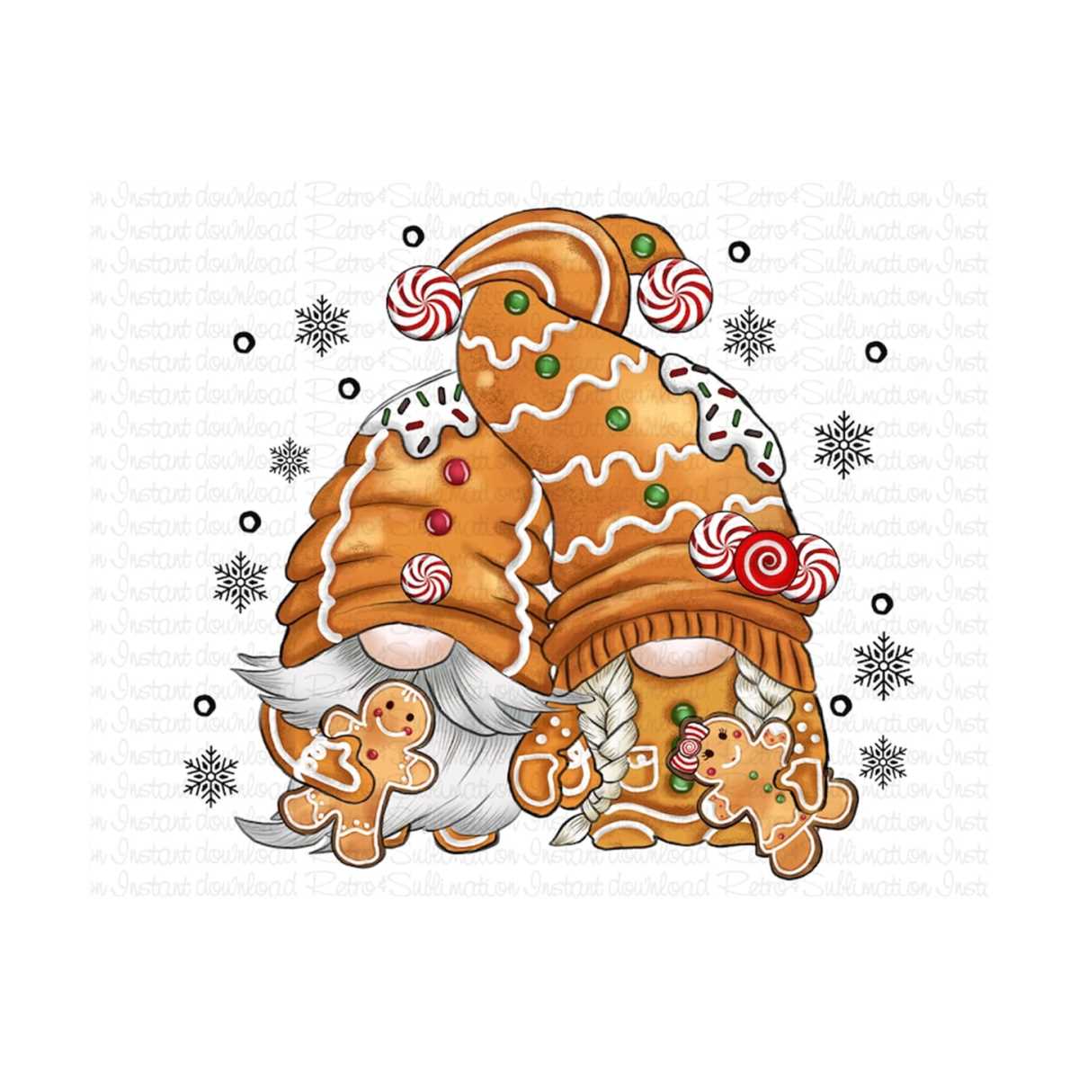 Gingerbread Gnome Cookies Png, Christmas Gnome Png, Cookie M | Inspire ...