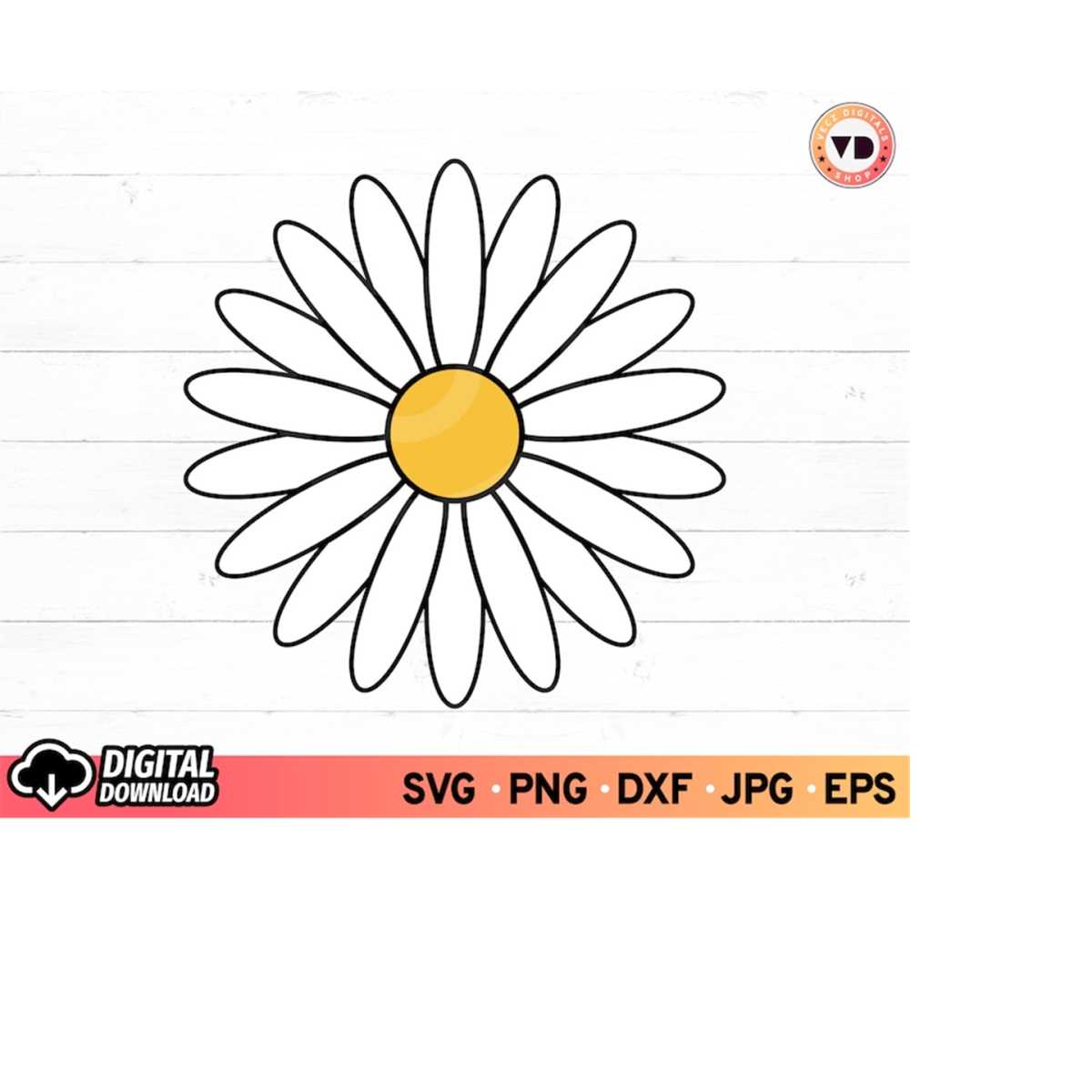 Daisy SVG, Daisy Flower SVG, Floral, Daisy Clipart, Daisies | Inspire ...