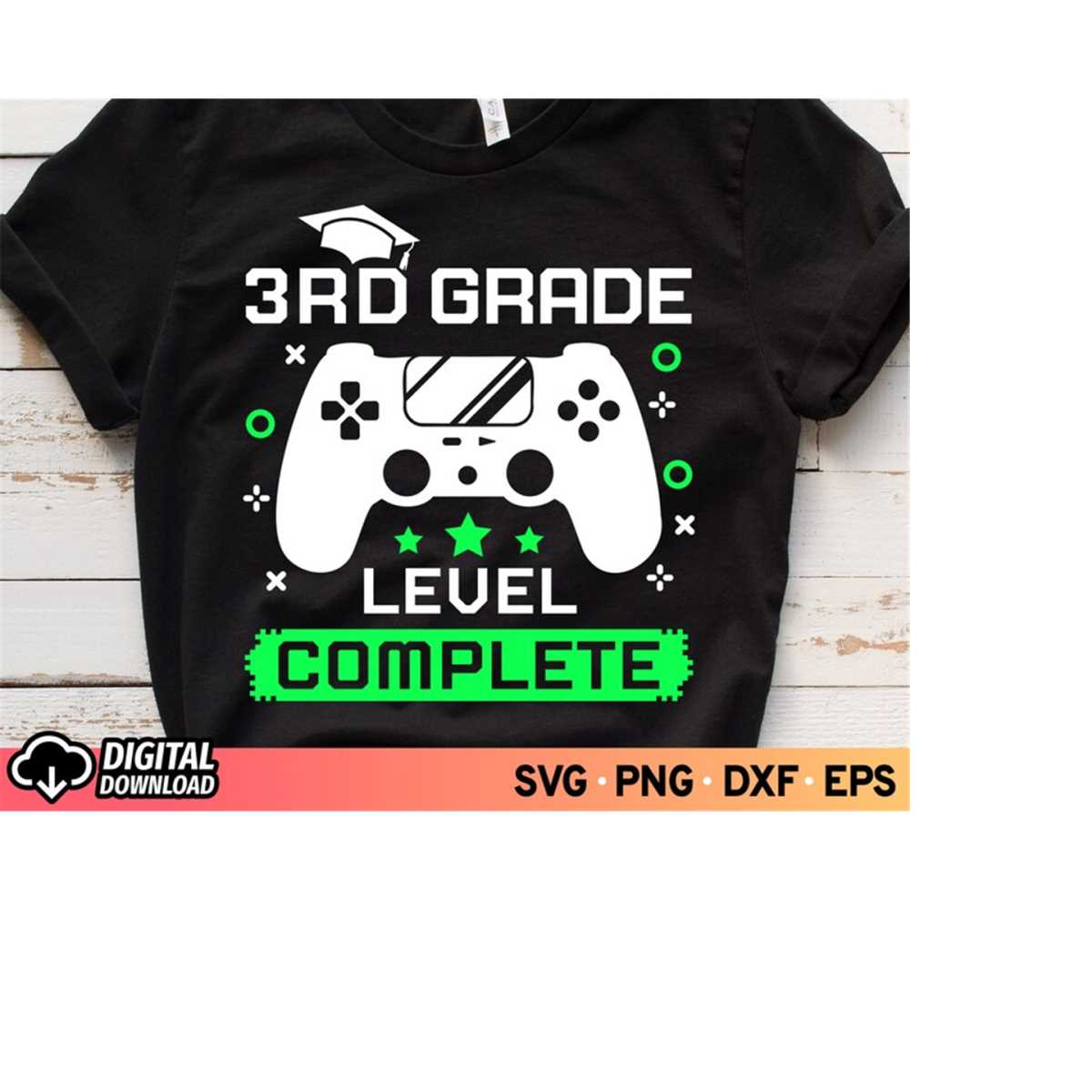 Third Grade Level Complete SVG, Grade School Svg, 3rd Grade | Inspire ...