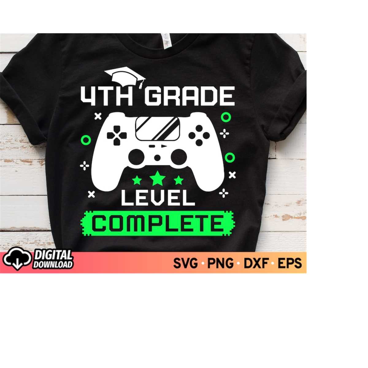 Fourth Grade Level Complete SVG, Grade School Svg, 4th Grade | Inspire ...