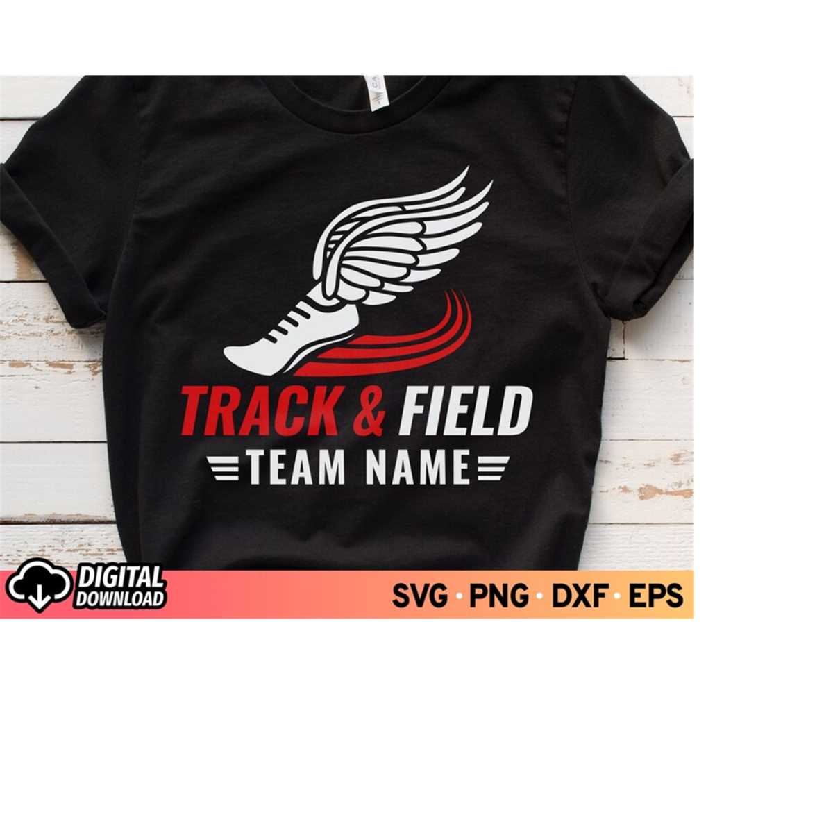 Track and Field SVG and PNG, Mom Track Svg, Track Wings Svg, | Inspire ...