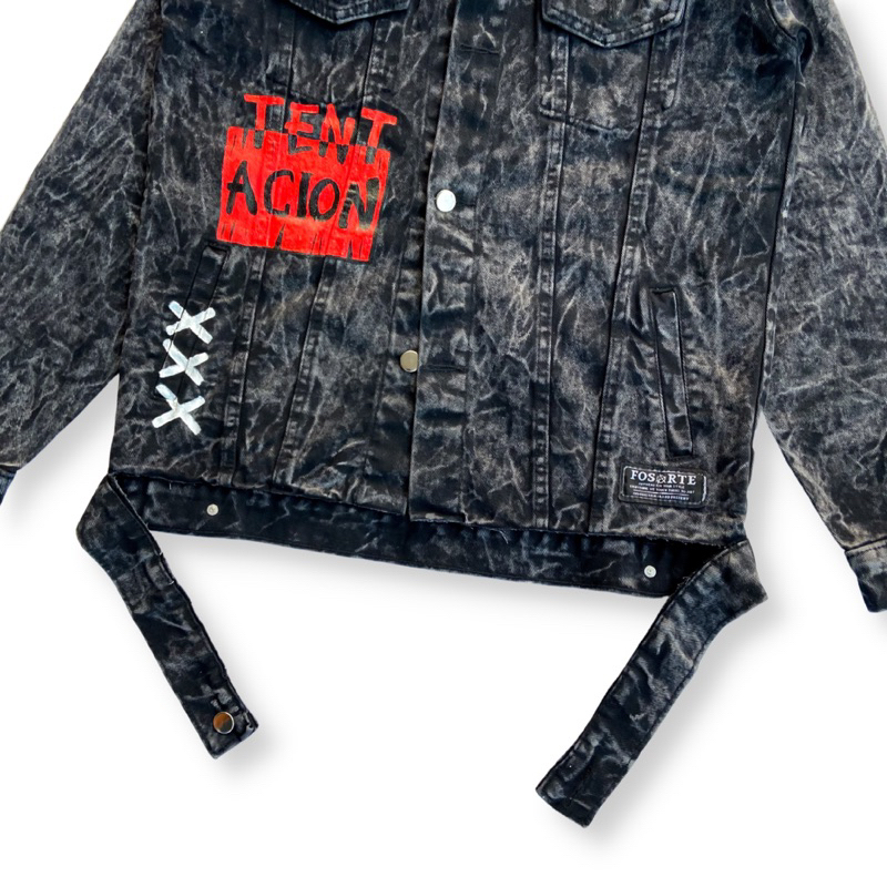 Artistry: Hand-Painted Jacket Inspired by Rapper Tentacion - Inspire Uplift