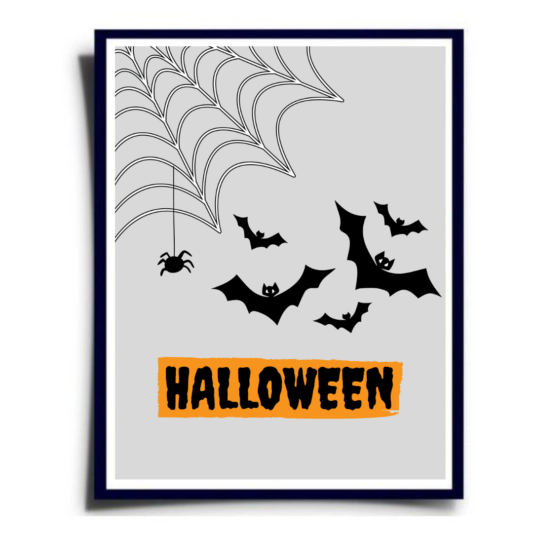 Halloween poster INSTANT DOWNLOAD, Gallery Wall Set, Hallowe - Inspire ...