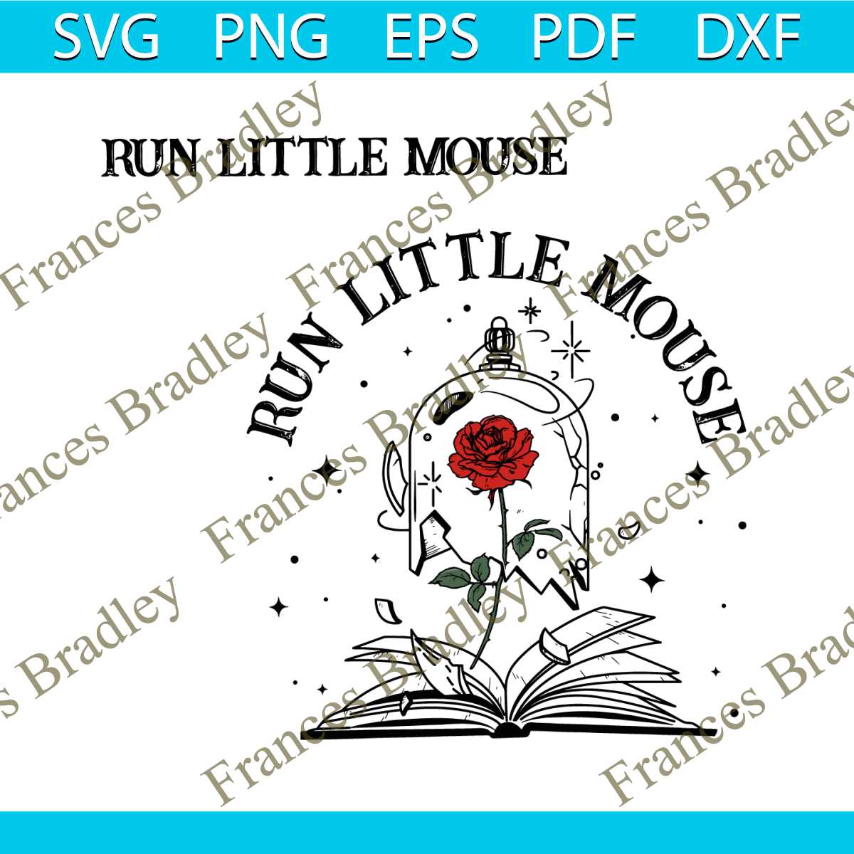 Run Little Mouse Haunting Adeline SVG Cutting Digital File | Inspire Uplift