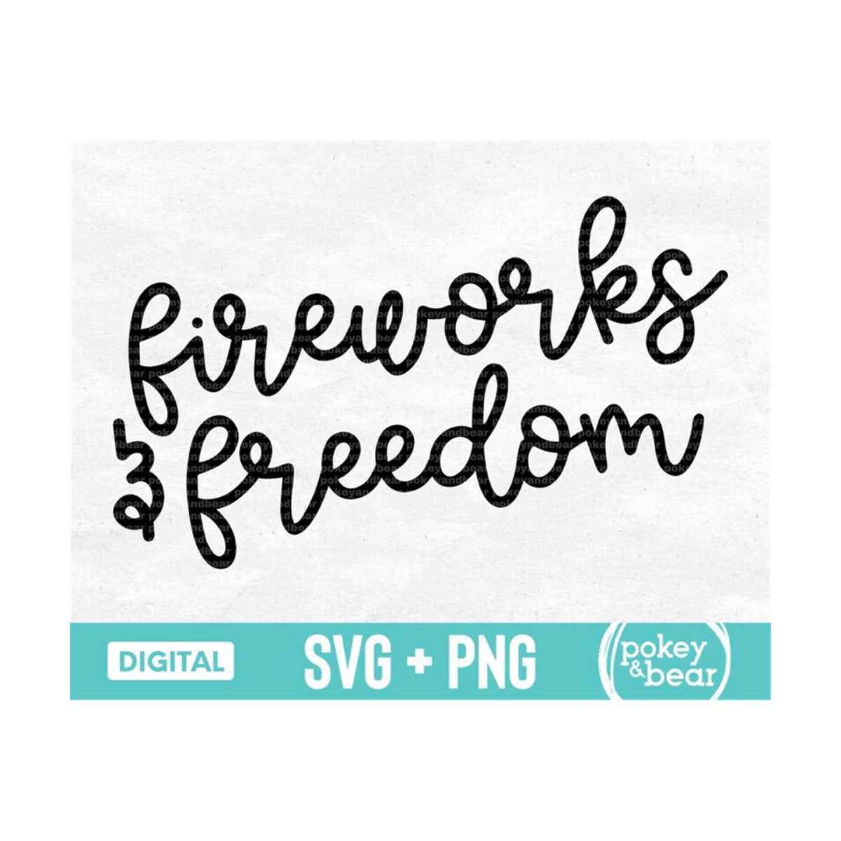 Fireworks And Freedom Svg, 4th Of July Svg, Independence Day | Inspire ...