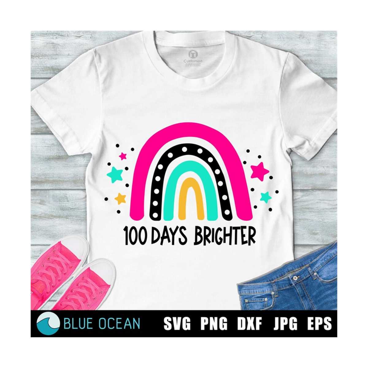 100 days svg - Inspire Uplift