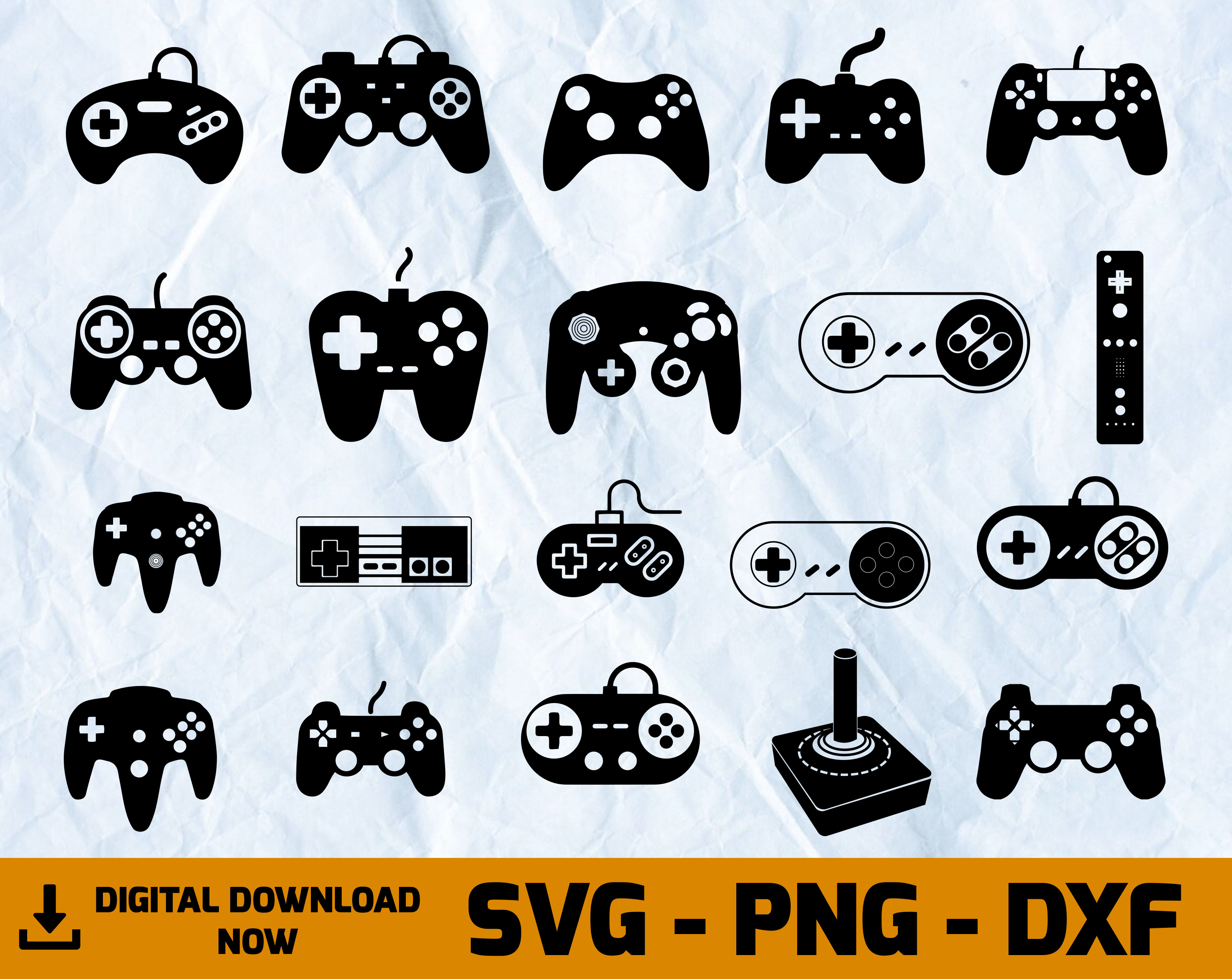 Game Controller SVG Bundles | Inspire Uplift