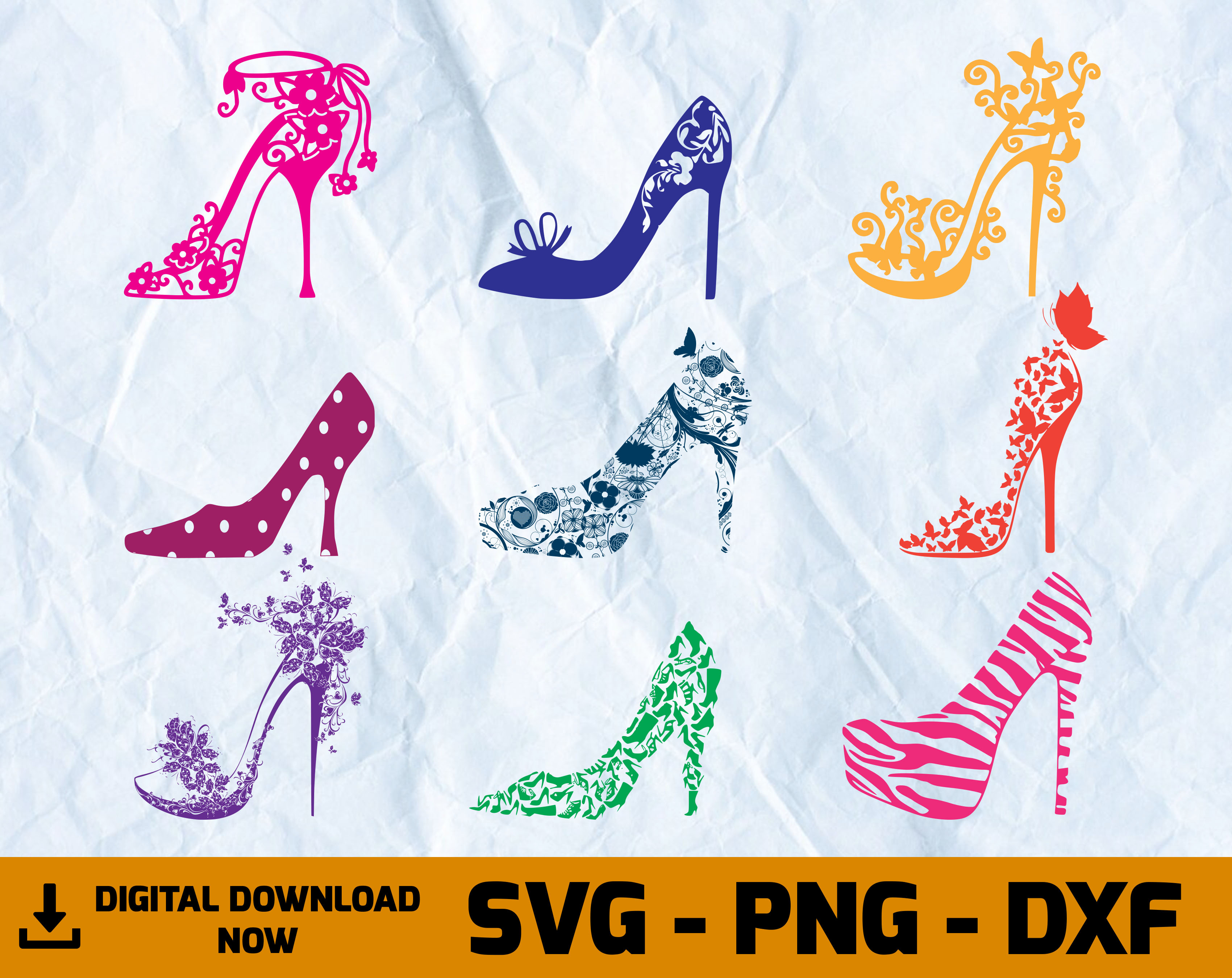 High Heel SVG, Heel SVG, Heel Shoes SVG, Fashion SVG, Woman - Inspire ...