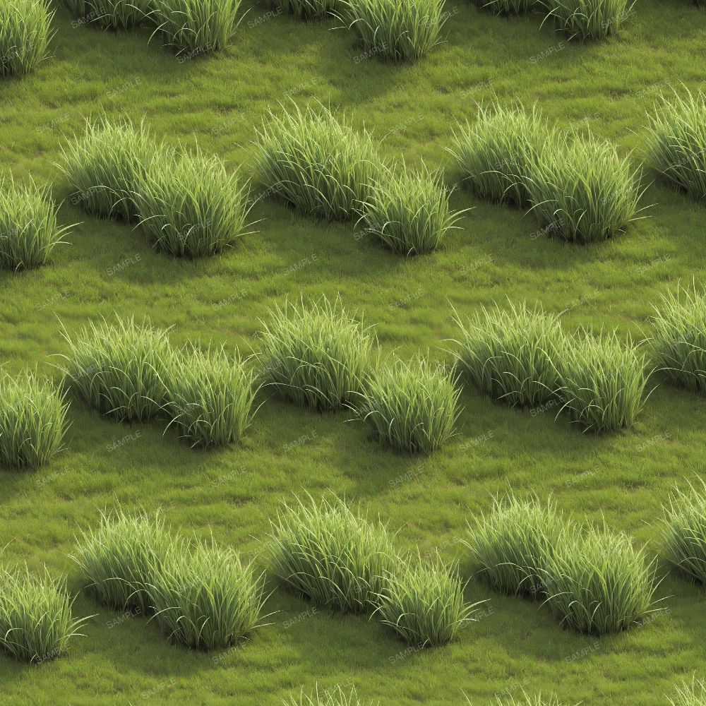 Clumps of Grass Pattern Tileable Repeating Pattern | Inspire Uplift