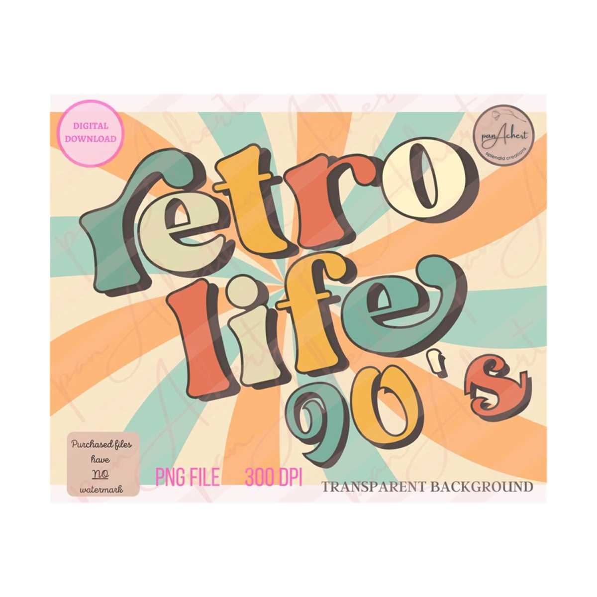 Retro Life 90s PNG, Retro Life Png, 90's Png, Retro 90's Png - Inspire ...