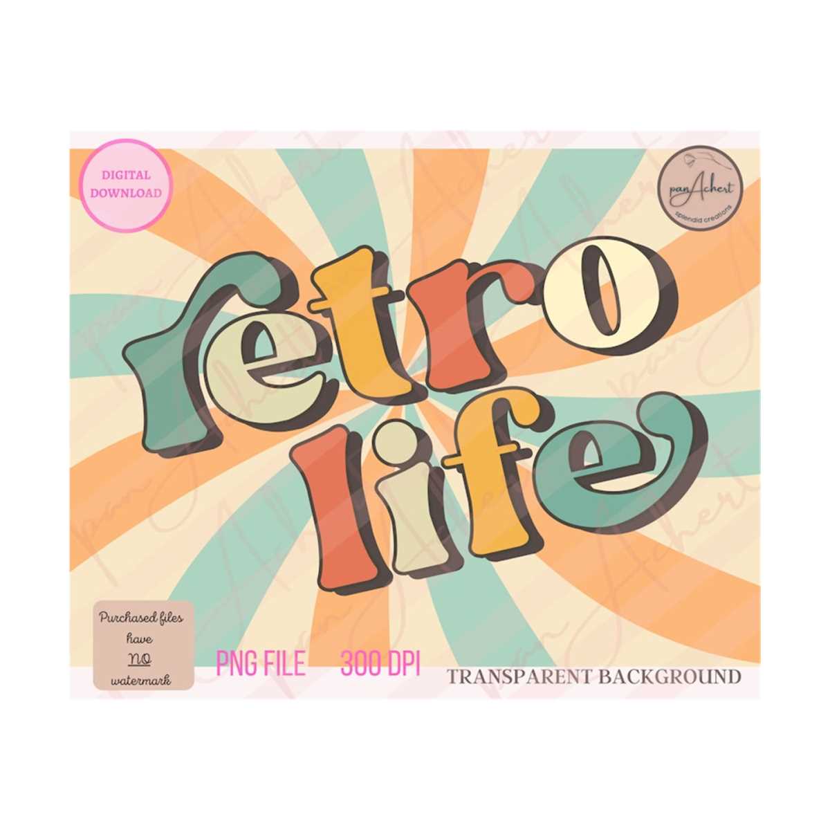 Retro Life PNG, Retro Png, 80s Png, 90's Png, Retro Sublimat | Inspire ...