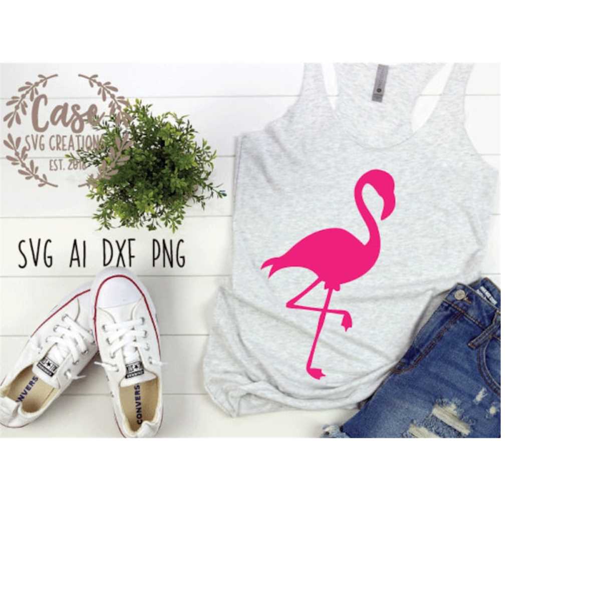 Flamingo SVG Cutting File, AI, Dxf and Printable PNG Files | - Inspire ...