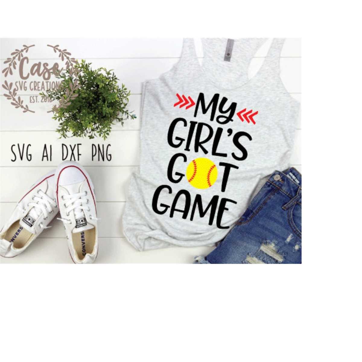 Softball SVG File | SVG Files for Cricut, DXF Files for Came | Inspire ...