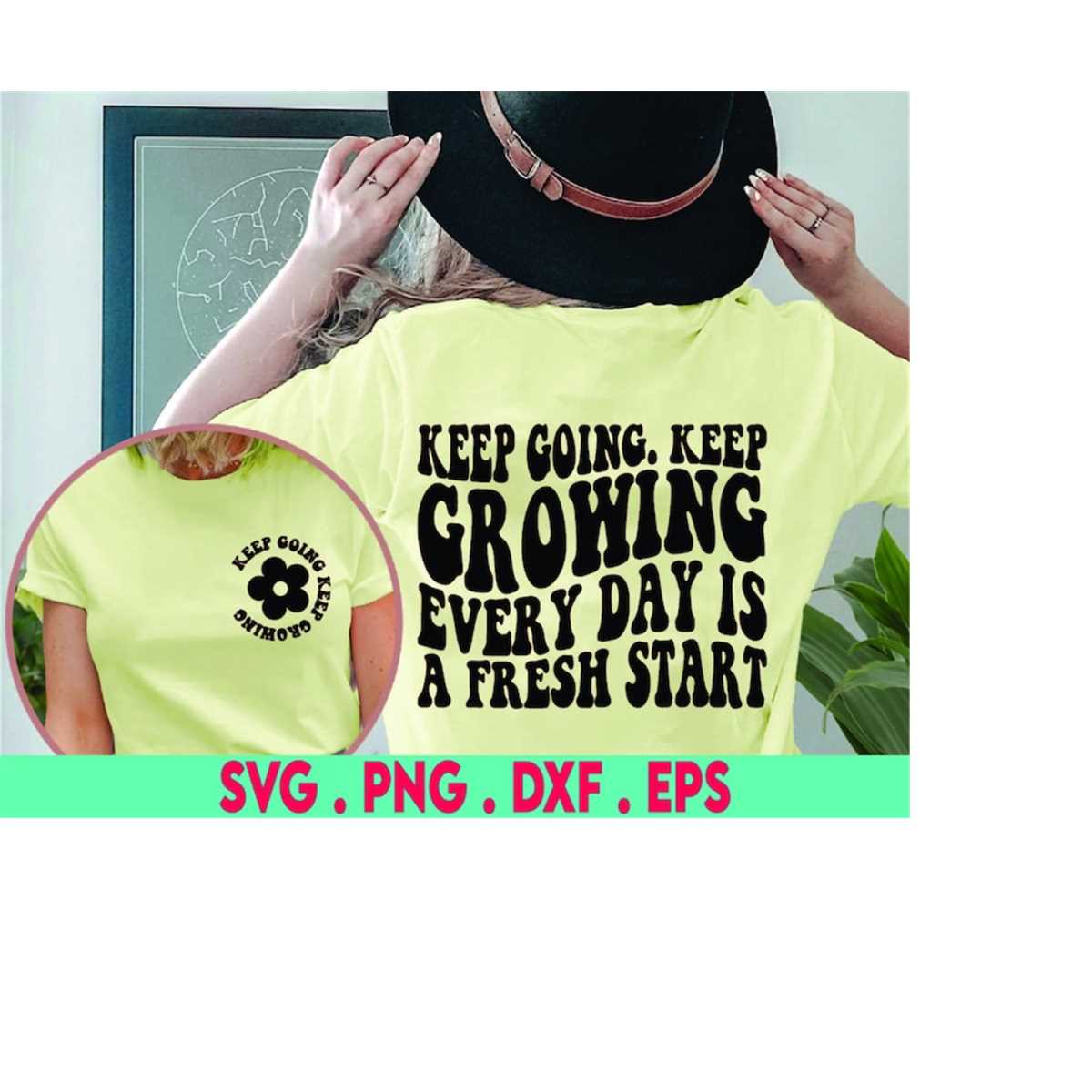 Keep Going SVG PNG, svg cut files for Cricut, Self love svg, | Inspire ...