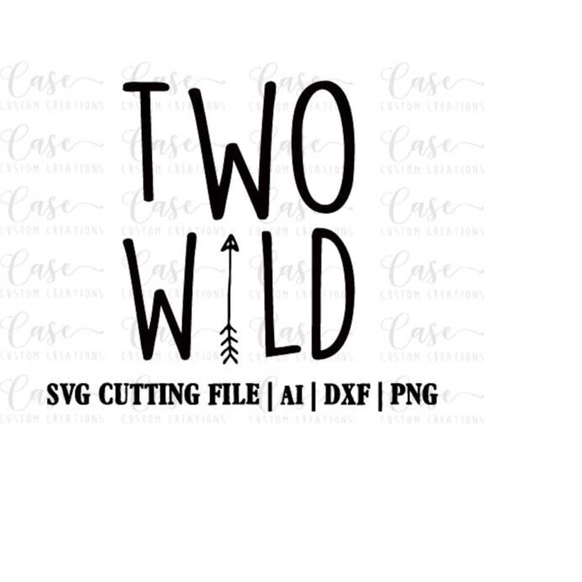 Two Wild SVG Cutting File, Ai, Dxf and Png | Instant Downloa | Inspire ...
