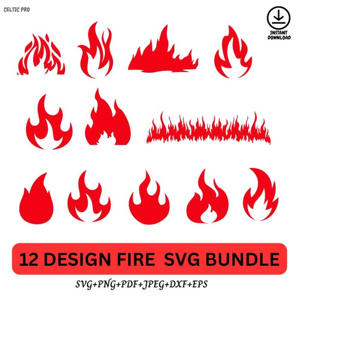 FIRE svg, flame svg, Fire SVG Bundle, Fire Flames Svg, Fire | Inspire ...