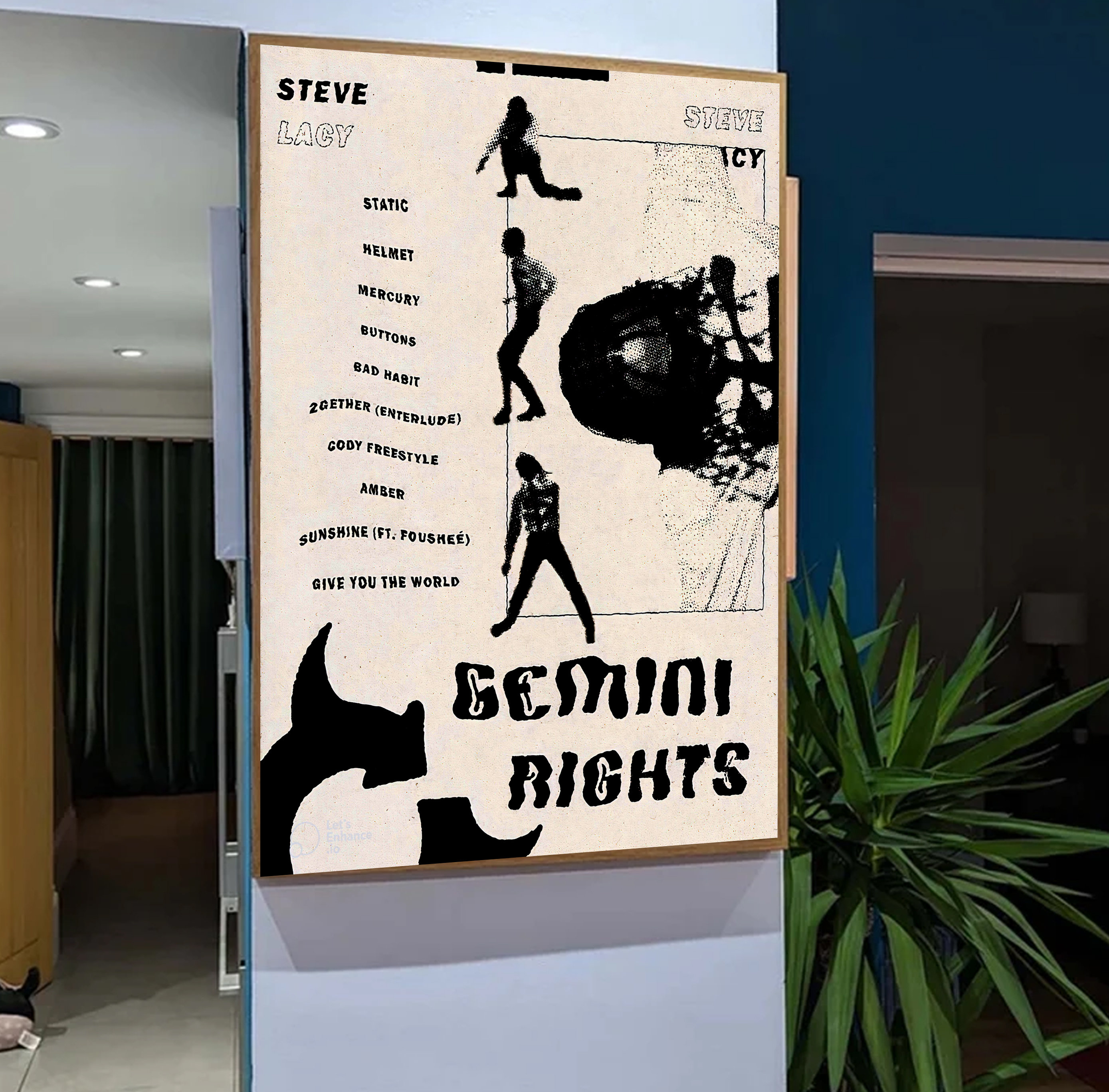 Steve Lacy Gemini Rights Poster - Inspire Uplift