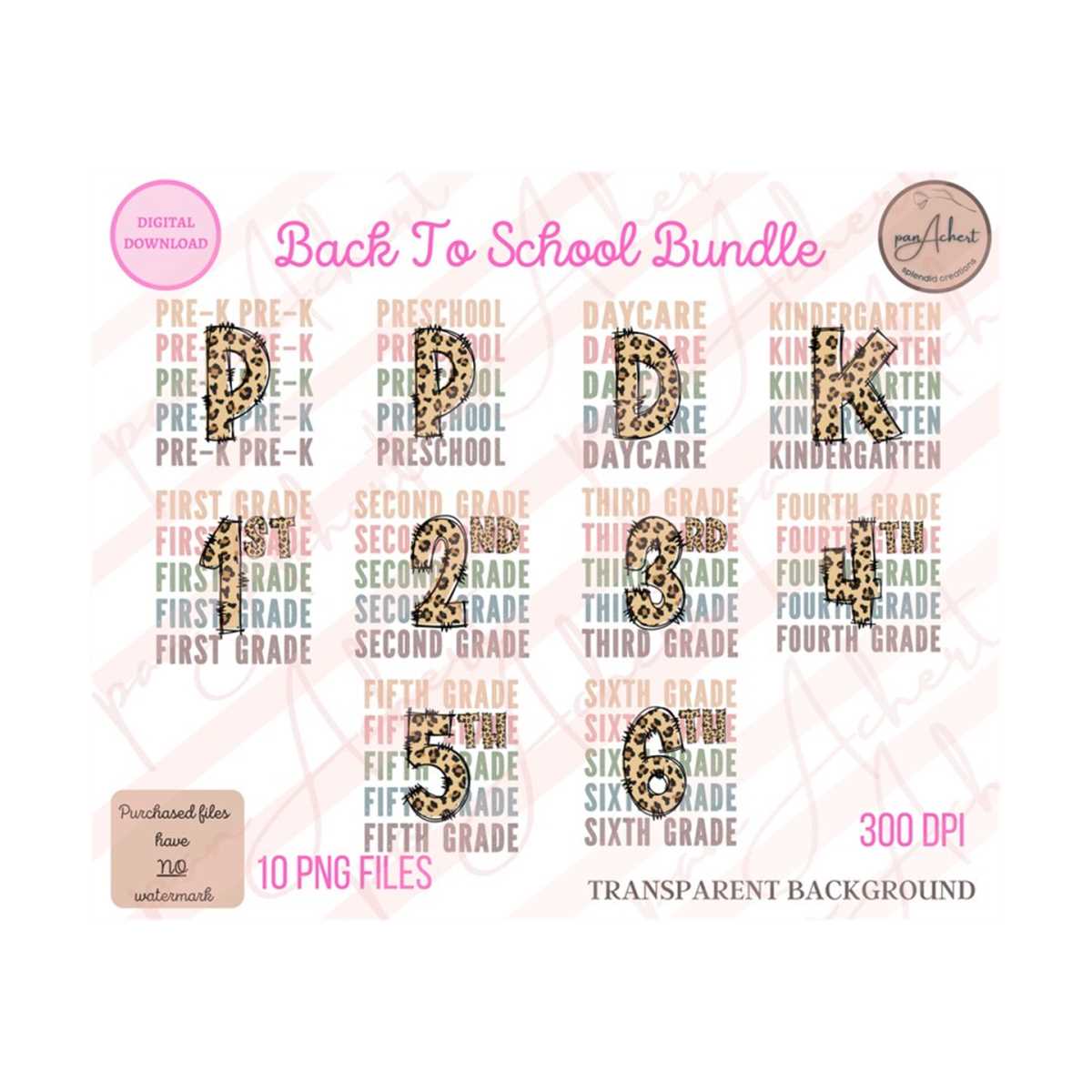 School PNG Bundle, Back to School Png, Teacher PNG, Pre-k Pn | Inspire ...
