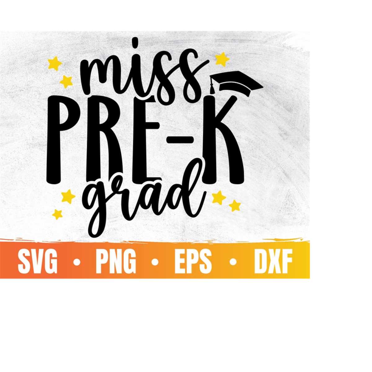Miss Pre-K Grad Svg | Pre-K Graduation | Preschool Graduatio | Inspire ...