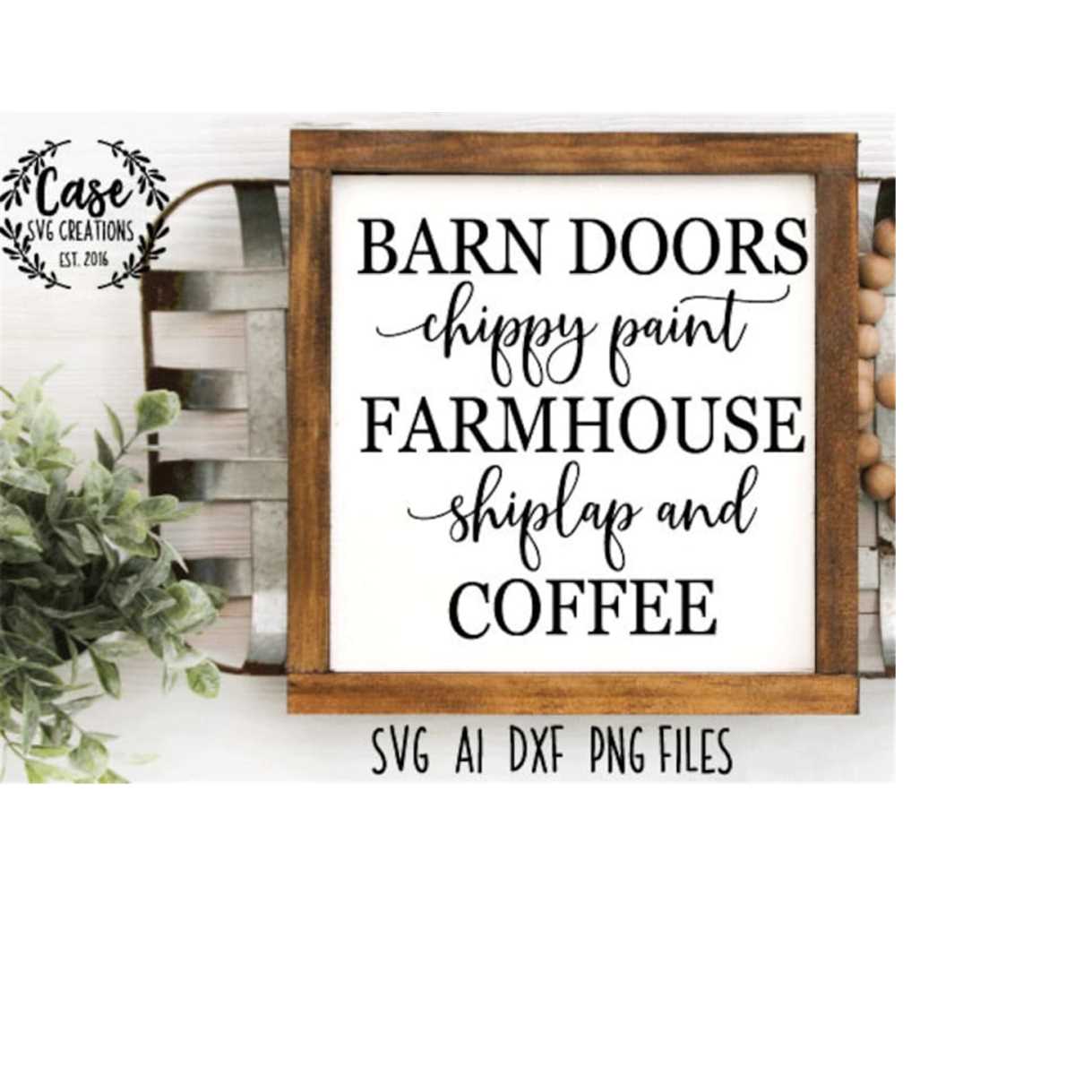 Farmhouse Favorites SVG Cutting File, Ai, Dxf and Printable | Inspire ...
