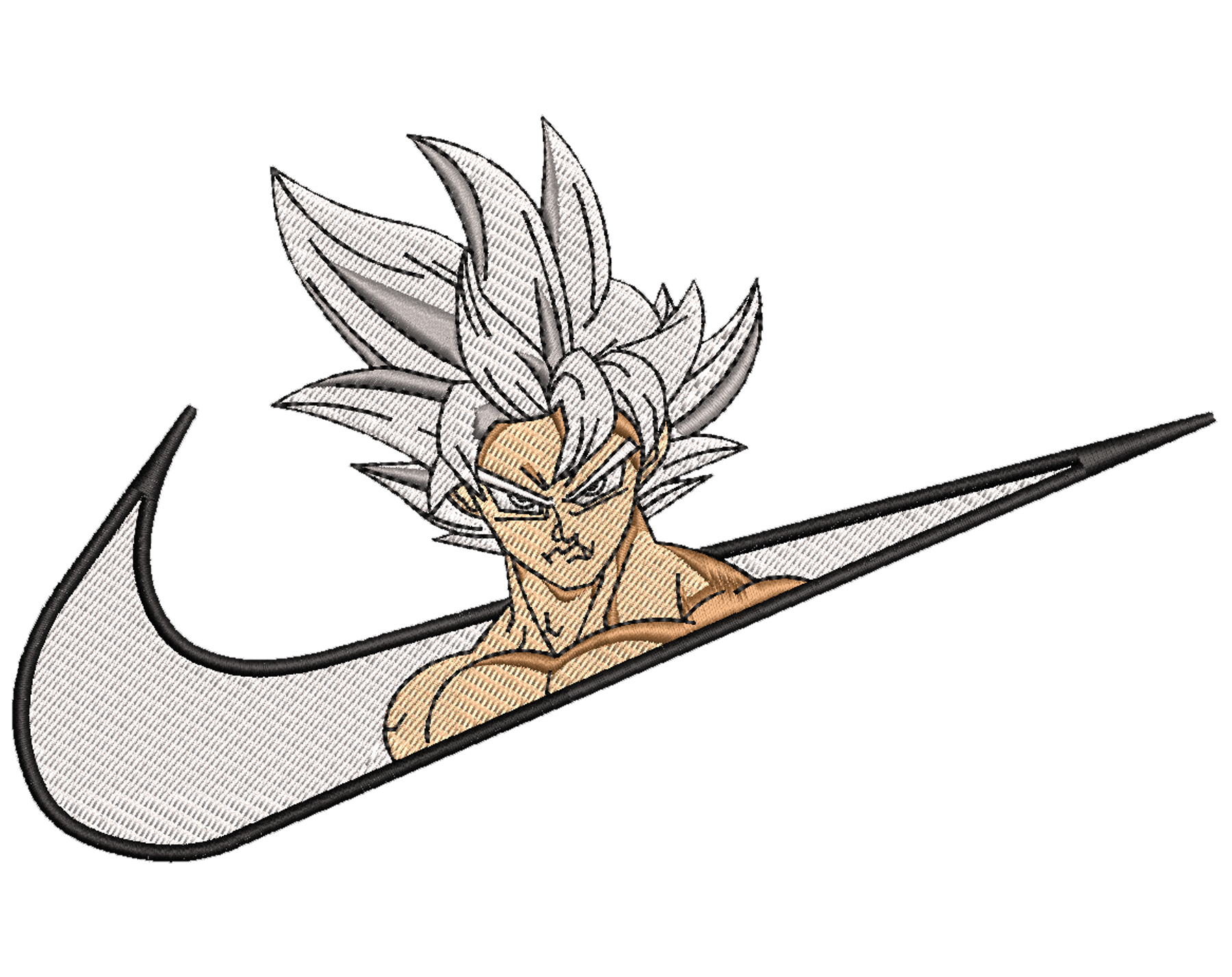 Son Goku Embroidery Design File, Dragon Ball Anime Anime Pe - Inspire ...