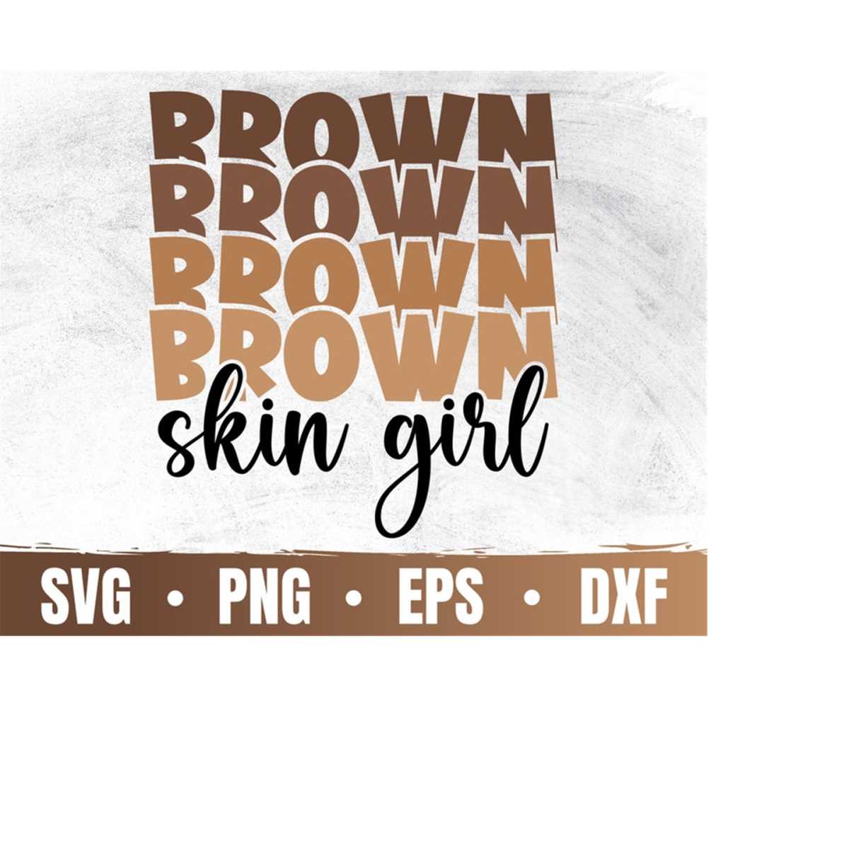 Brown Skin Girl Svg | Black Girl Magic | African American Wo | Inspire ...