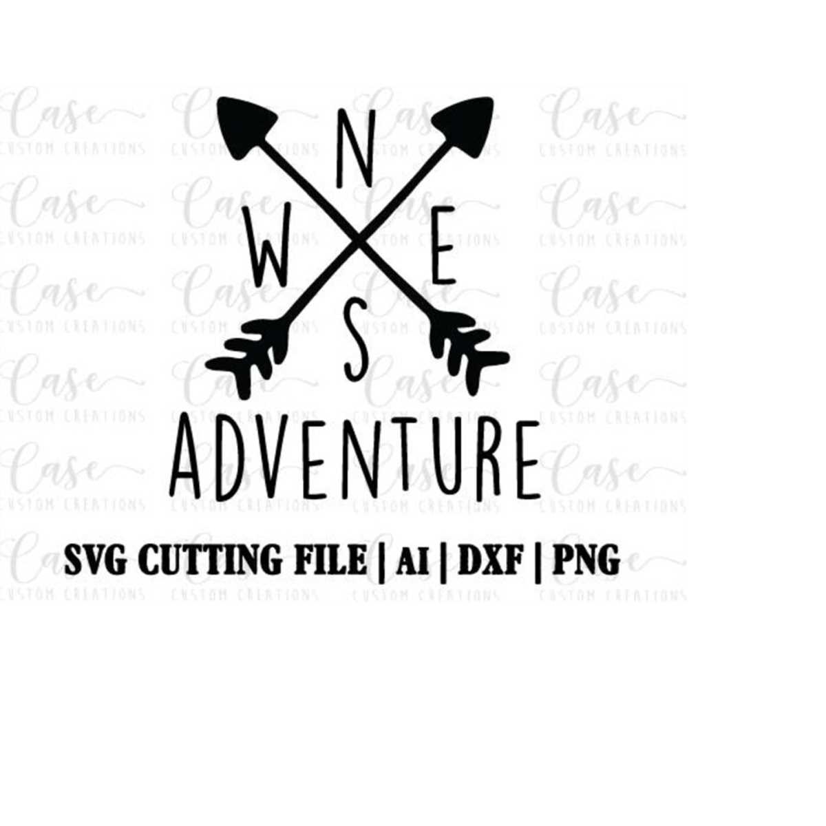 Adventure SVG Cutting File, AI, Dxf and PNG | Instant Downlo | Inspire ...