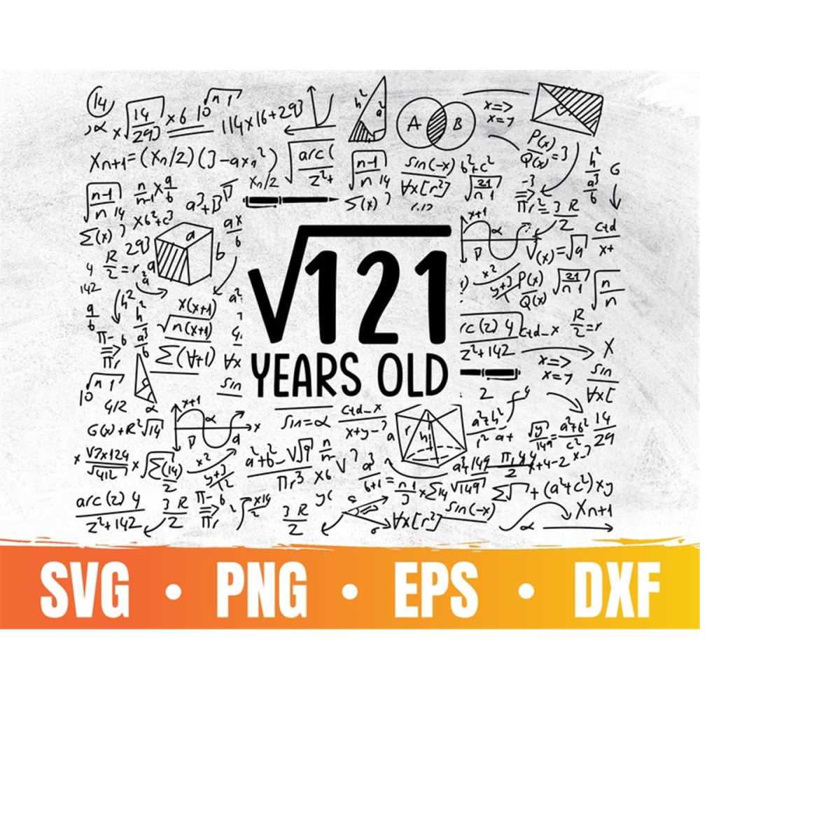 11th Birthday Svg | Square Root of 121 | 11 Years Old Png | | Inspire ...