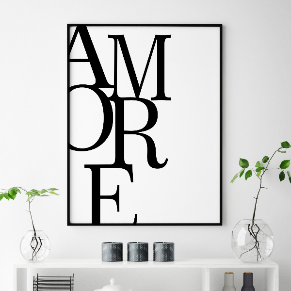Love Printable, Amore Print, Italian Poster, Large Wall Art | Inspire ...