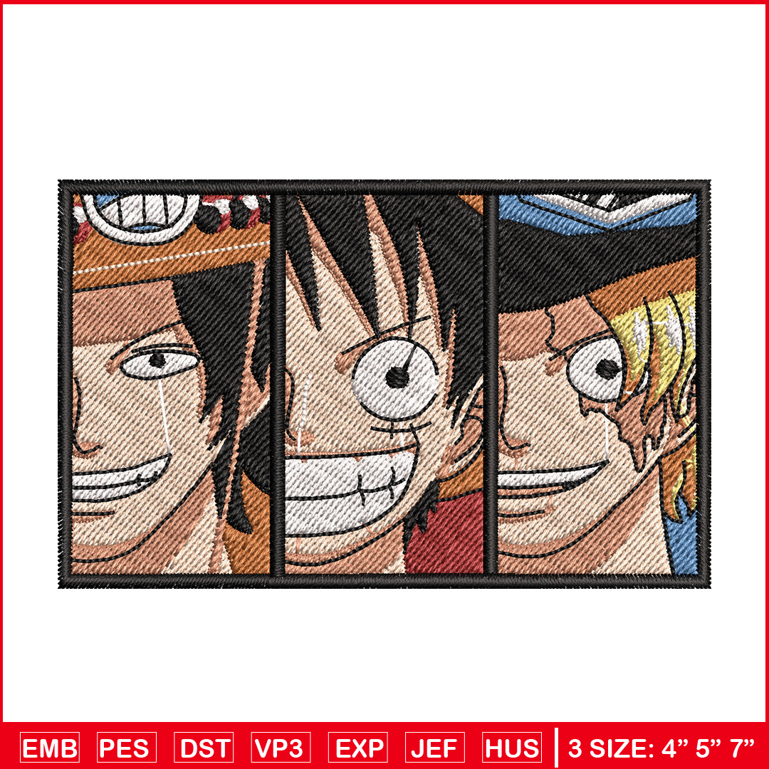 Luffy Brother embroidery design, One piece embroidery, Anime | Inspire ...