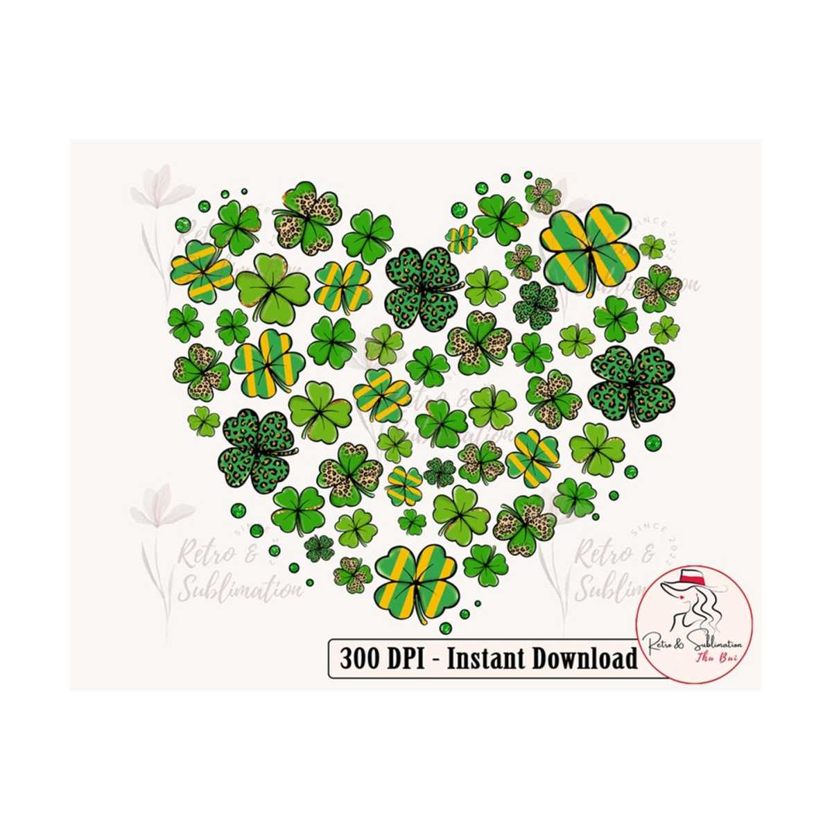 St Patricks Day, Heart Png, Love, Leopard Png, Four Leaf Clo - Inspire ...