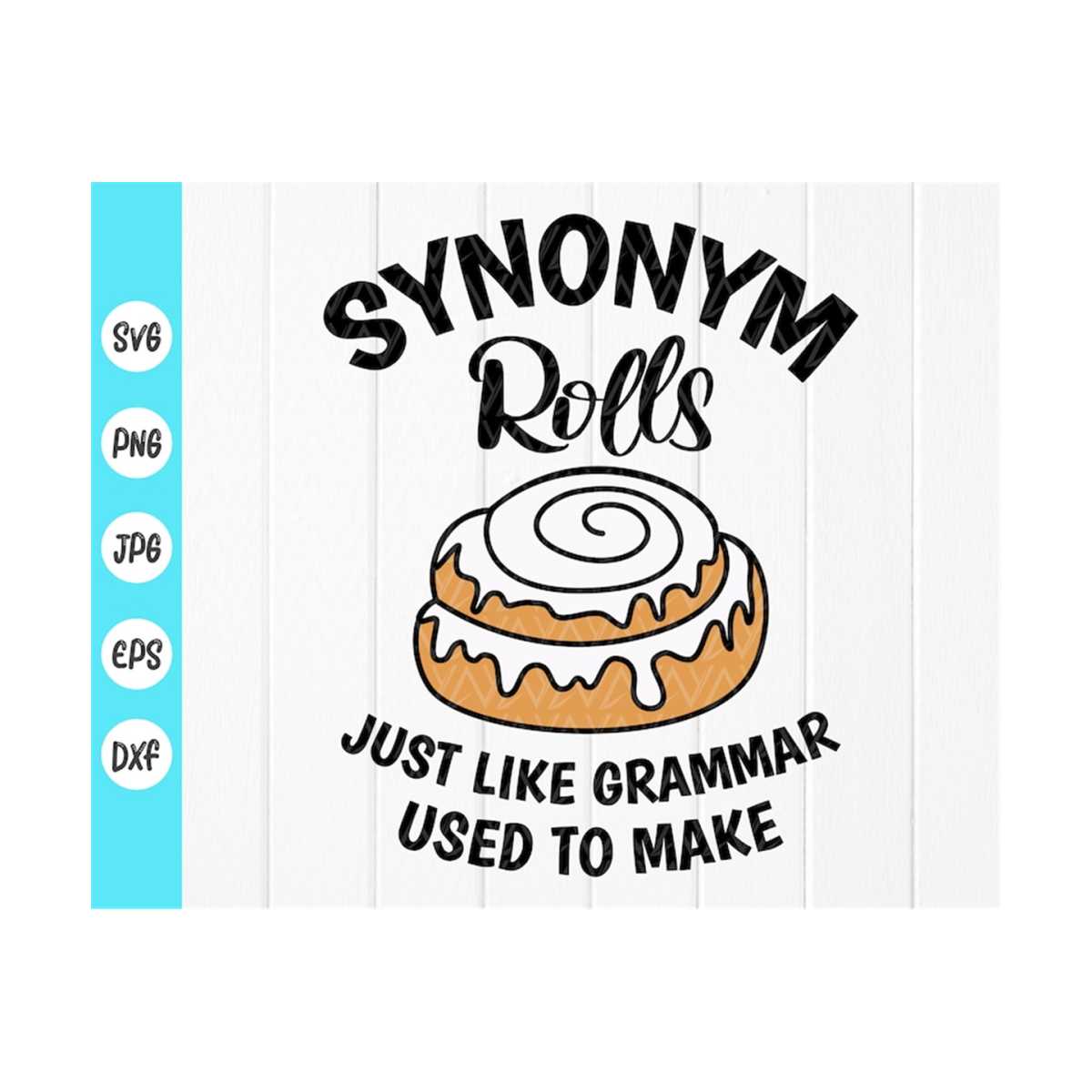 Synonym Rolls Just like Grammar Used to Make svg, Cinnamon R | Inspire ...